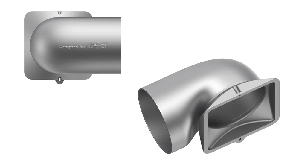 Case Exhaust L-Shaped Connector by jindouyun - MakerWorld