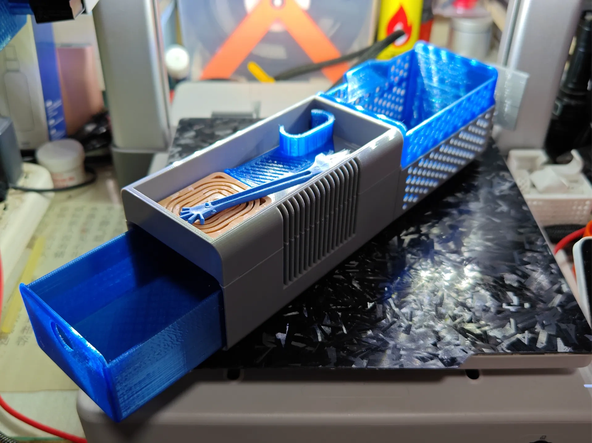 Bambu Lab A1 Filament Collection/Storage Box by kfarnold - MakerWorld