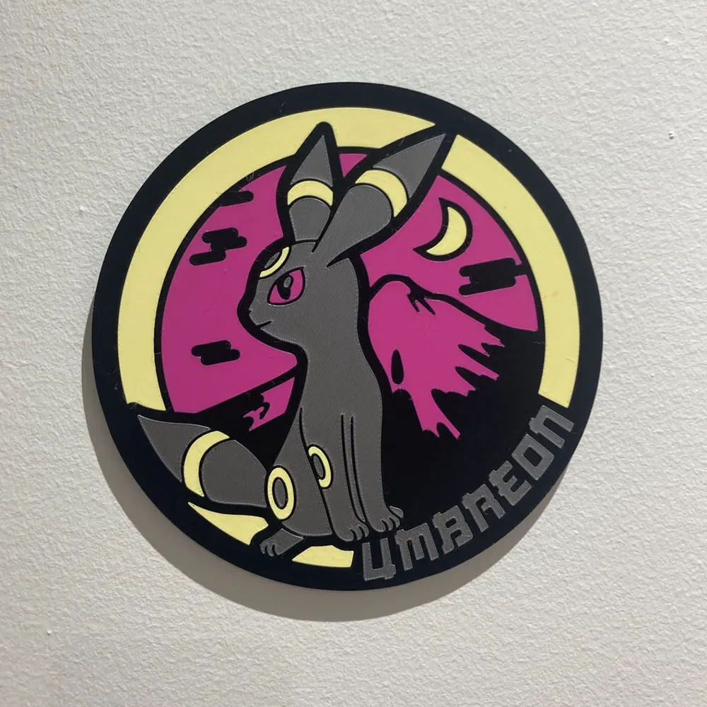 Umbreon Wall Art - Free 3D Print Model - MakerWorld