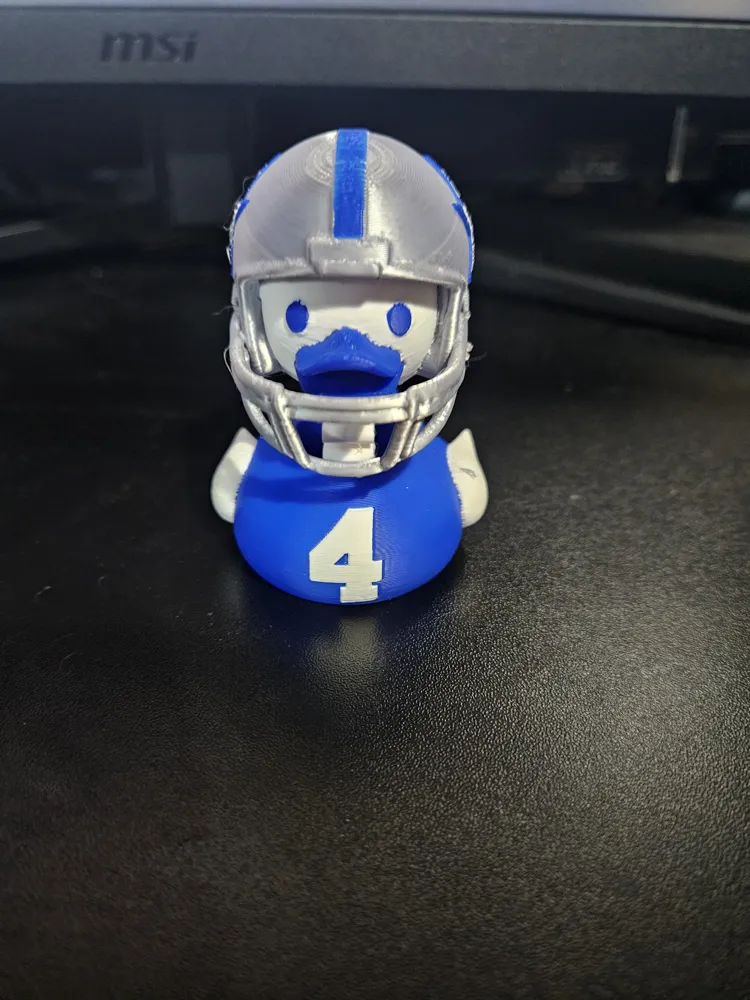 Dak Prescott Bobblehead Duck - Free 3D Print Model - MakerWorld