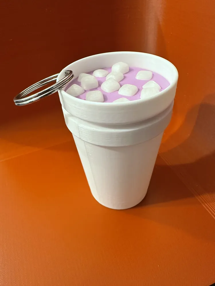 Double Cup Lean keychain by Dyzkens MakerWorld: Download Free 3D Models