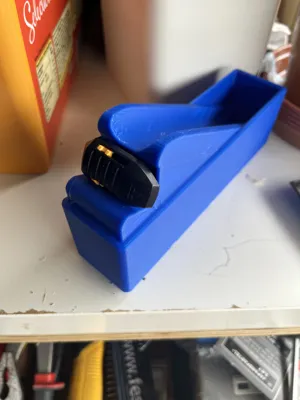 Gridfinity Utility Knife holder v2 (with added storage, i.e. a hole ...