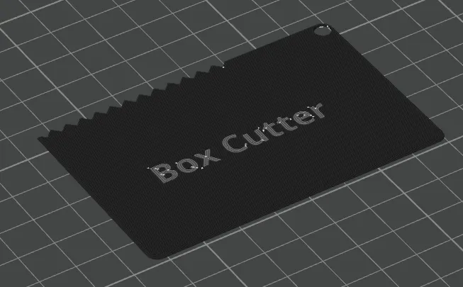 Box Cutter Card by teig.stephan - MakerWorld