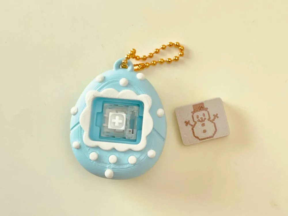Pom pom V-Pet — Fidget Clicker Keychains - Free 3D Print Model - MakerWorld