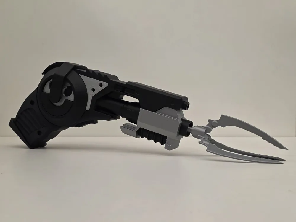 Batman Arkham Origins Grapple Gun - Free 3D Print Model - MakerWorld