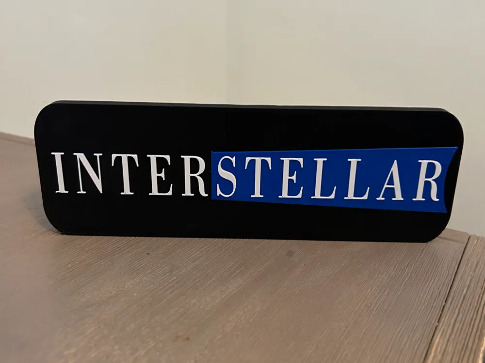 Interstellar Logo by TheMovieMan - MakerWorld