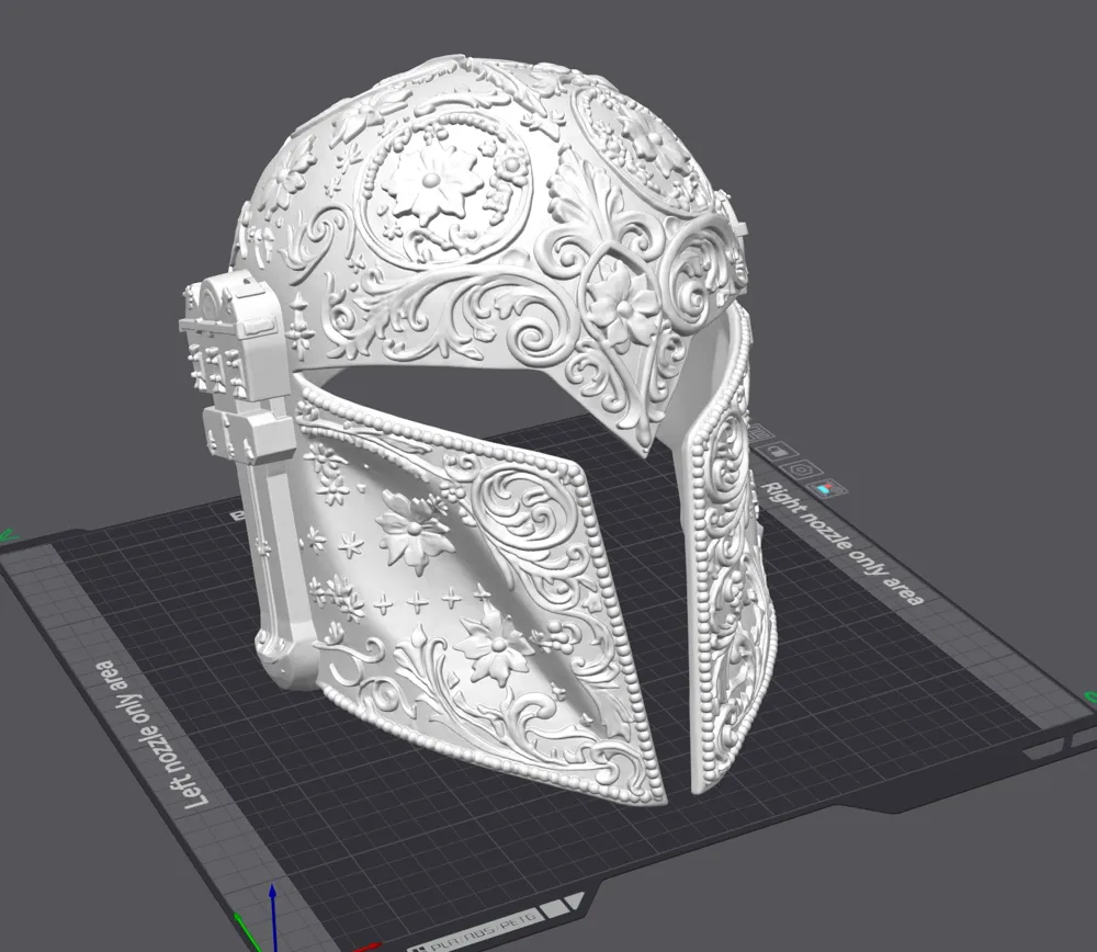 Nite Owl helmet "Feminin" - Free 3D Print Model - MakerWorld