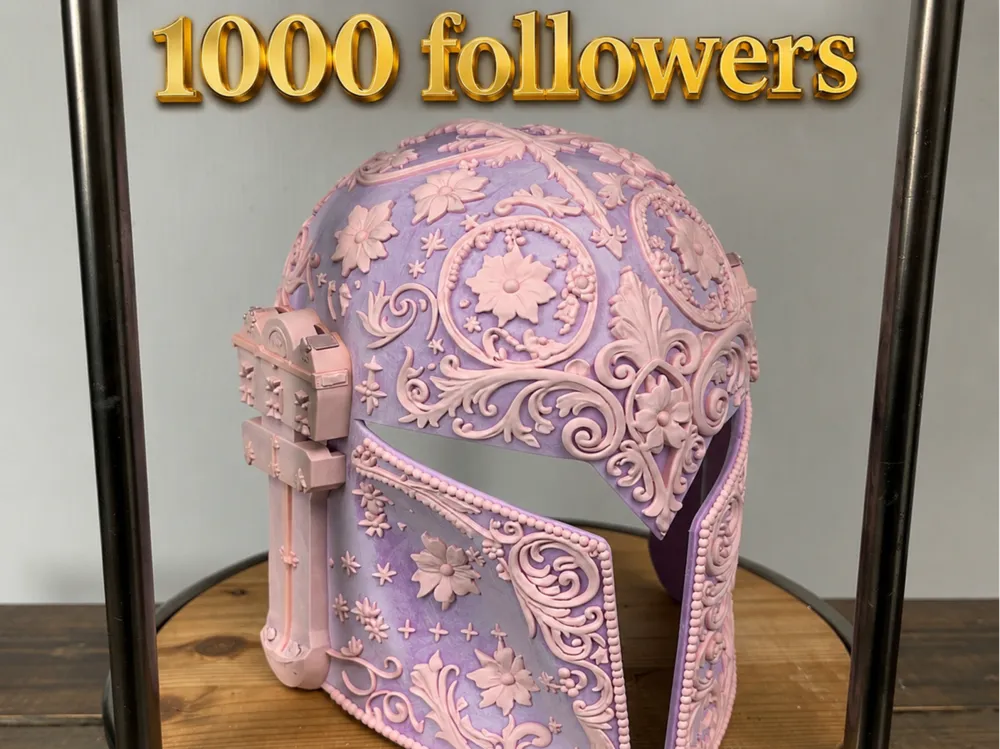 Nite Owl helmet "Feminin" - Free 3D Print Model - MakerWorld