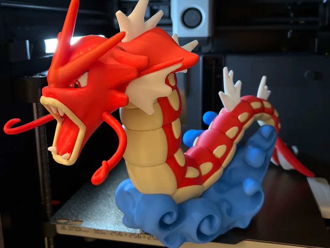 Gyarados Multipart Model Gyarados Pokemon Figure by Beras MakerWorld ...