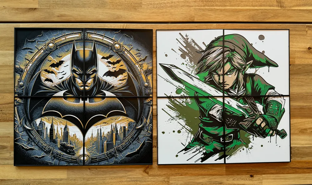 Hueforge Displate - 400x400 Connected Frame Remixed by Canadian Gamer ...