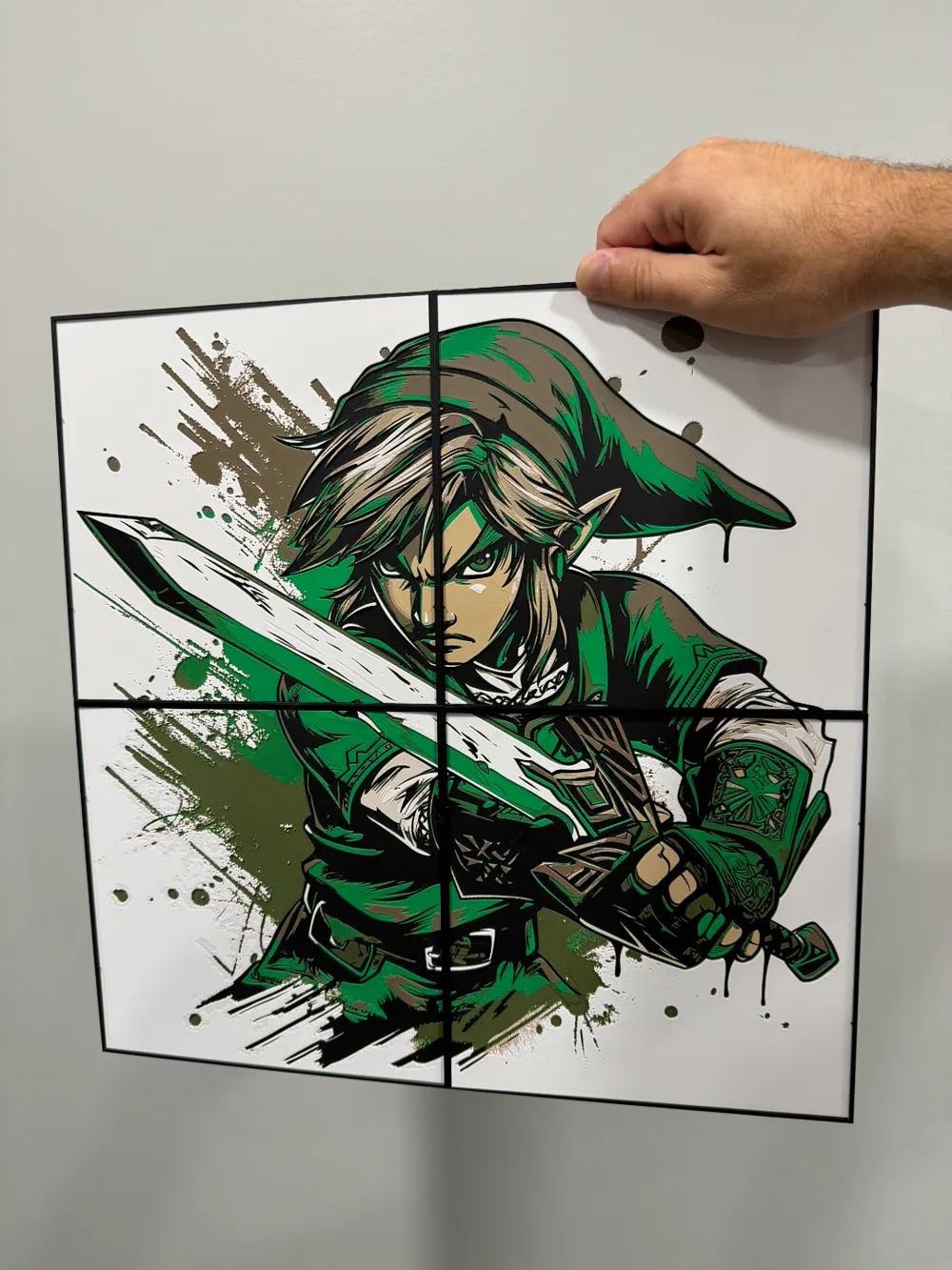 Hueforge Displate - 400x400 Connected Frame Remixed by Canadian Gamer ...