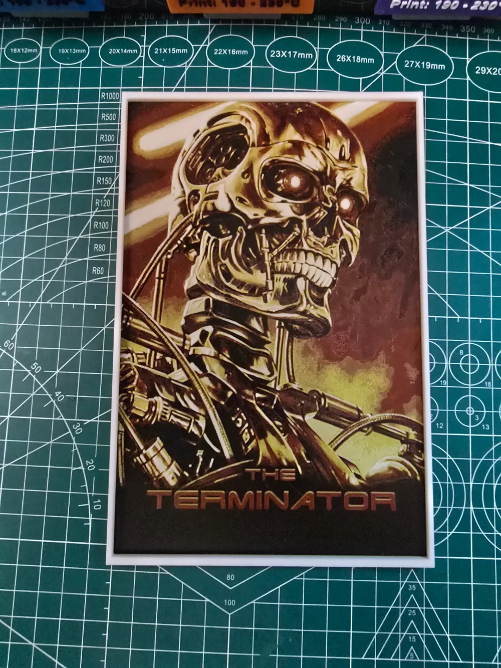 The Terminator Movie Poster - Hueforge Art by Lumpy3D MakerWorld ...