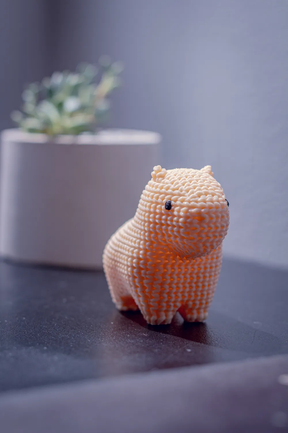 Knitted Capybara by Wolfdeus MakerWorld: Download Free 3D Models