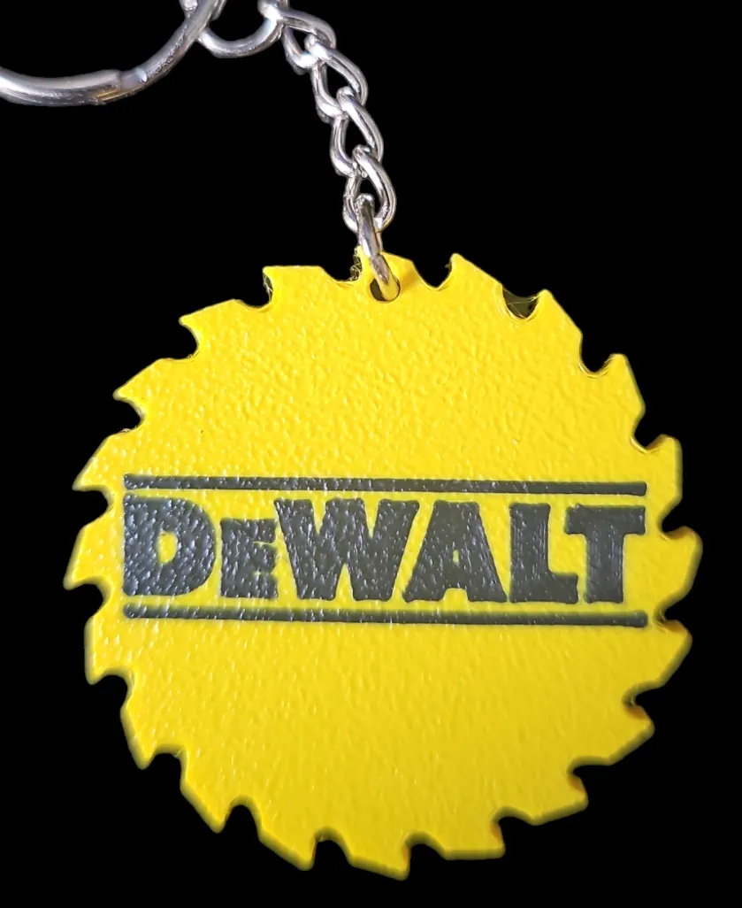 Dewalt Saw Blade Keychain by 3DKP - MakerWorld