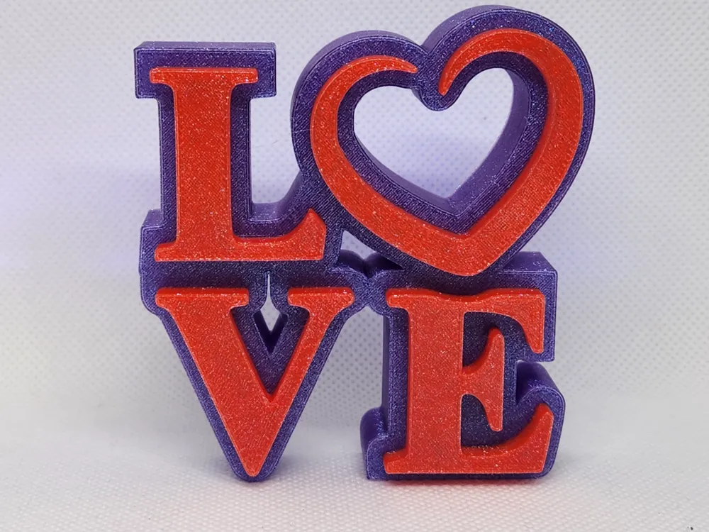 Tabletop Love Sign by dhofschulte - MakerWorld