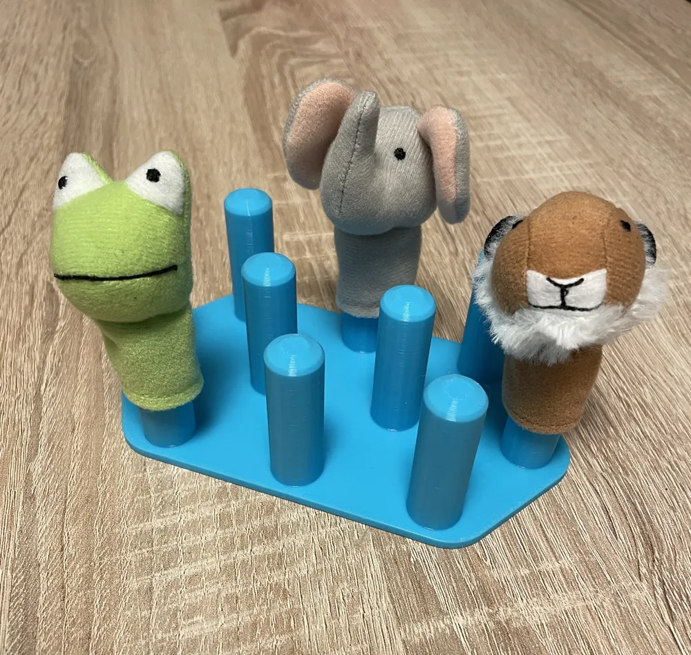Finger Puppet Stand for IKEA TITTA DJUR by kesti3D MakerWorld: Download ...