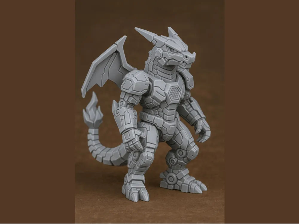 Mecha Charizard (Pokemon) by Swotar MakerWorld: Download Free 3D Models
