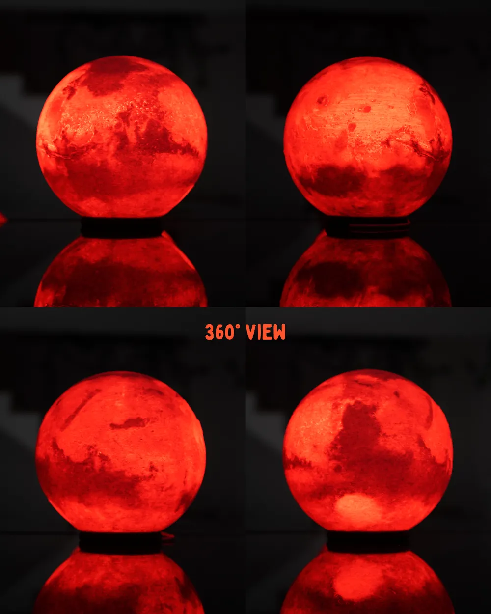 Mars Lamp for LED Lamp 001 [HiRes] [noSupports] by clehn8ok - MakerWorld