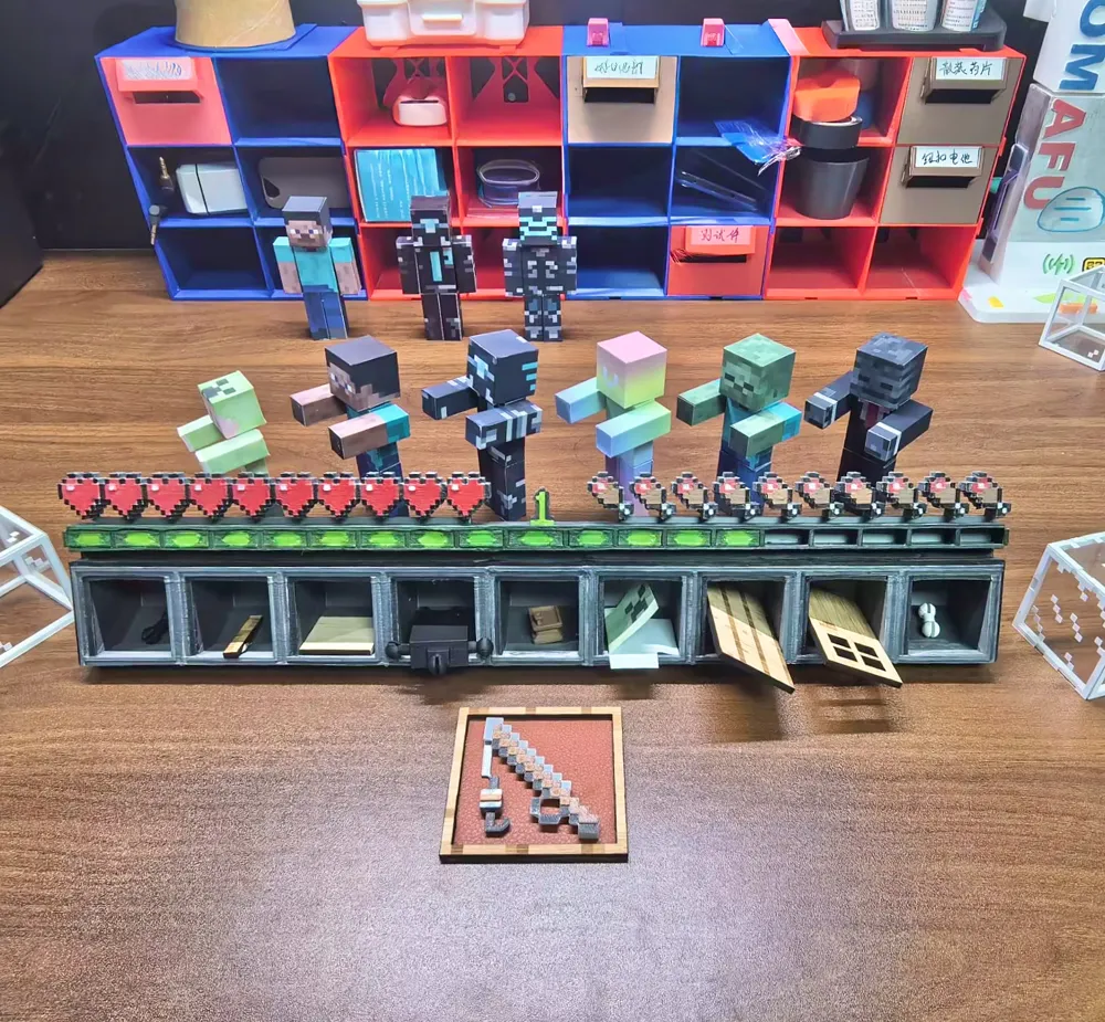 Minecraft Posable Figure | Low-Cost 2D+3D Custom My World by 鱼小兑 ...