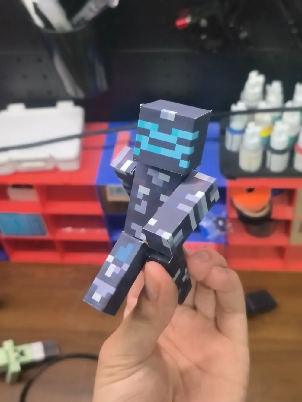 Minecraft Posable Figure | Low-Cost 2D+3D Custom My World by 鱼小兑 ...
