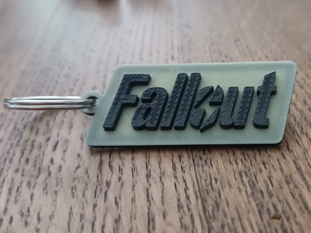 Fallout Keychain by Fabbiotto - MakerWorld