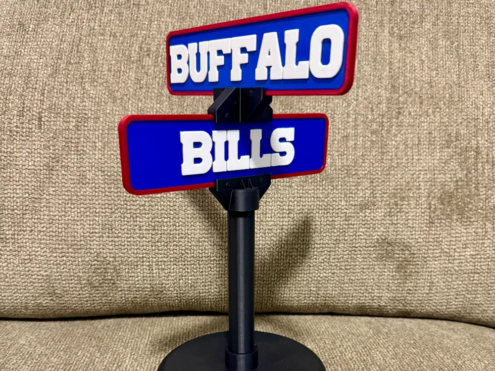 Buffalo Bills street sign - Free 3D Print Model - MakerWorld