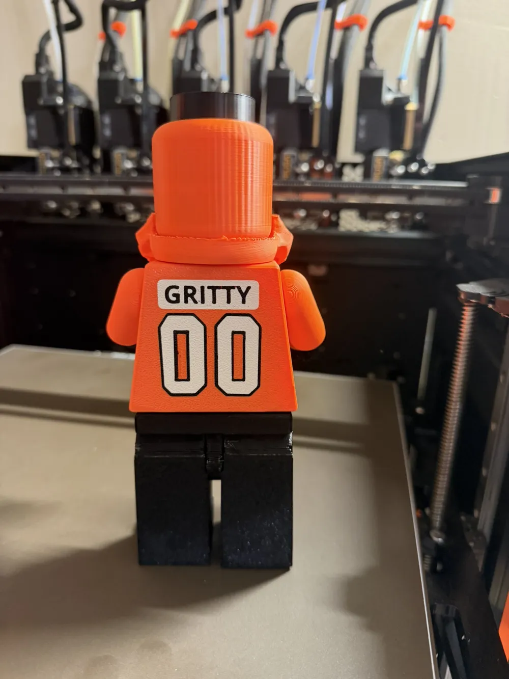Gritty Philadelphia Flyers Mascot Brick Figure - Free 3D Print Model ...