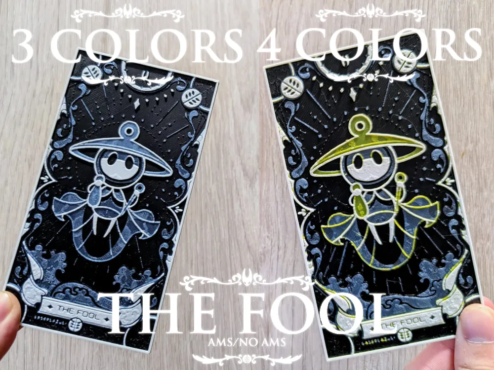 Hollow Knight: Silksong Tarot - The Fool by Kne24 MakerWorld: Download ...