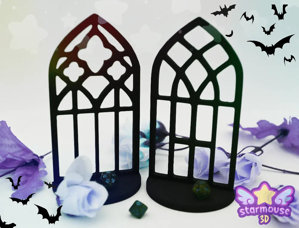Gothic Windows - Free 3D Print Model - MakerWorld