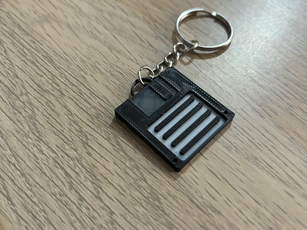 Mini Floppy Disk Keyring by TSMaker - MakerWorld