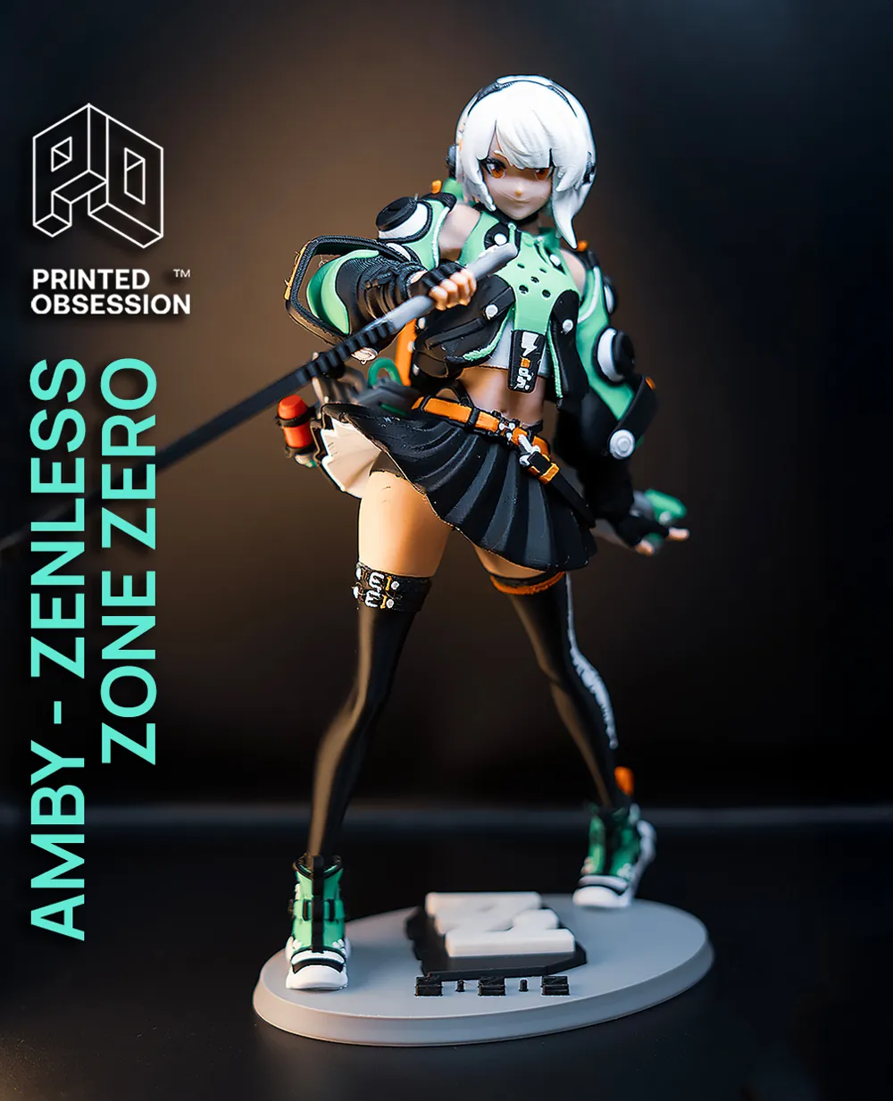 Anby - ZZZ - Fanart - Multi colour - Free 3D Print Model - MakerWorld