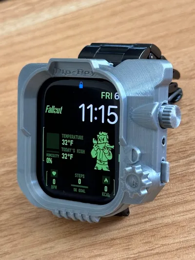 Pip-Boy v3 for Apple Watch - Free 3D Print Model - MakerWorld
