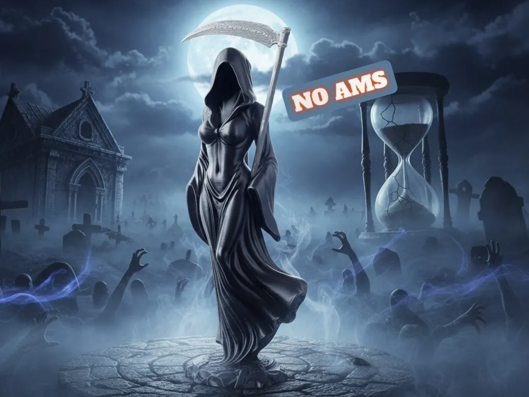 Lady Reaper – Death in Elegance no AMS - Free 3D Print Model - MakerWorld