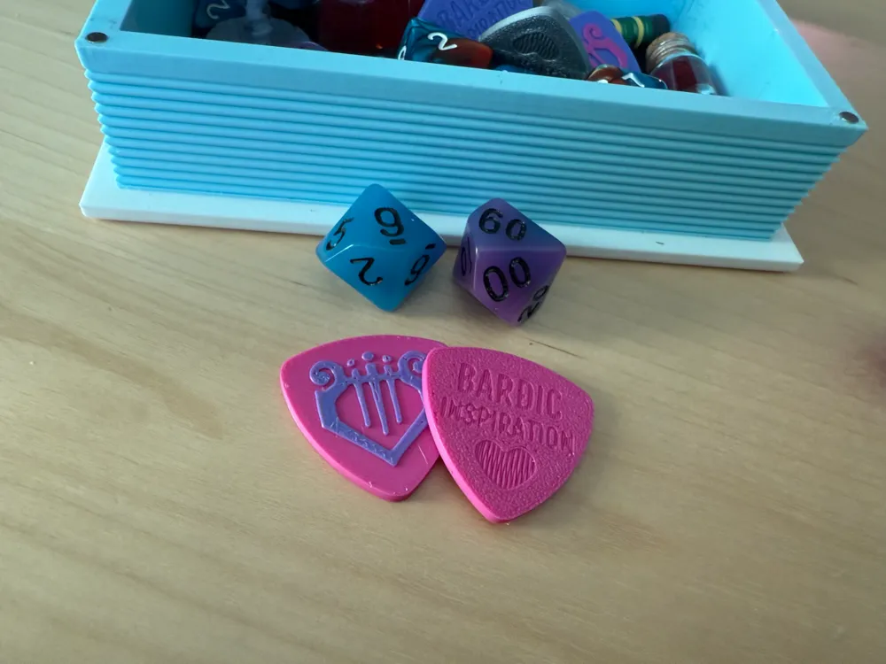 Bardic Inspiration Tokens - "Guitar Pick" Style by Hilliard Hall Games ...