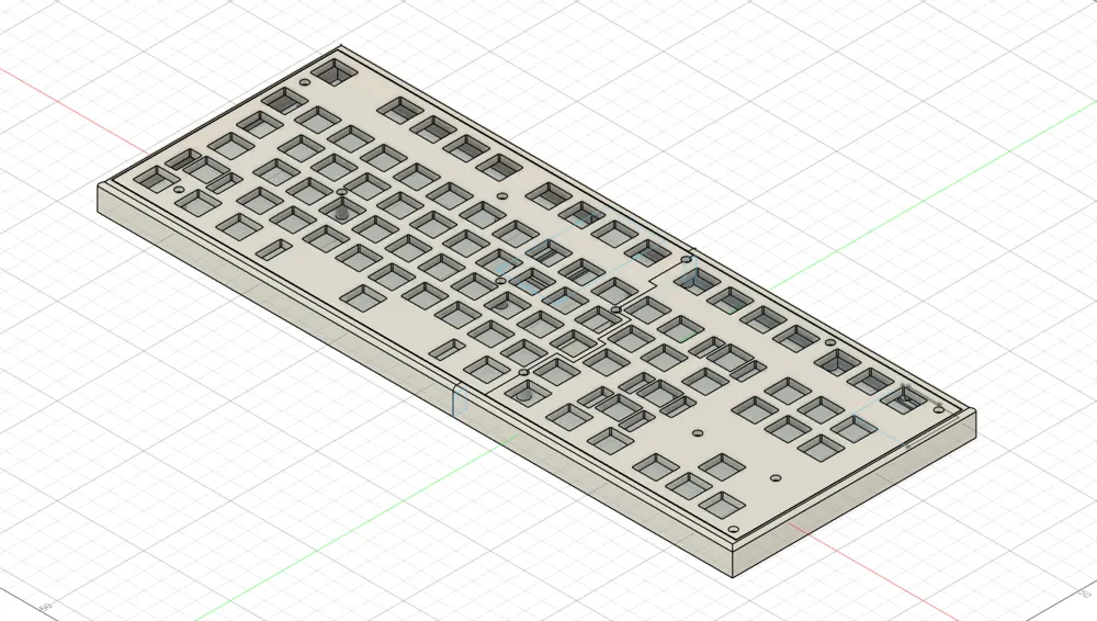 Slim TKL Keyboard - RP2040 by ElectroDude513 - MakerWorld