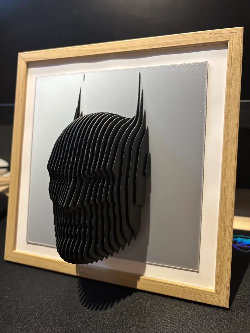 Batman layered sculpture by Slevin MakerWorld: Download Free 3D Models