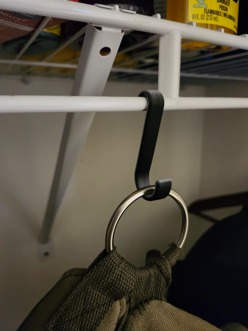 Wire shelf backpack s-hook by K VAN - MakerWorld