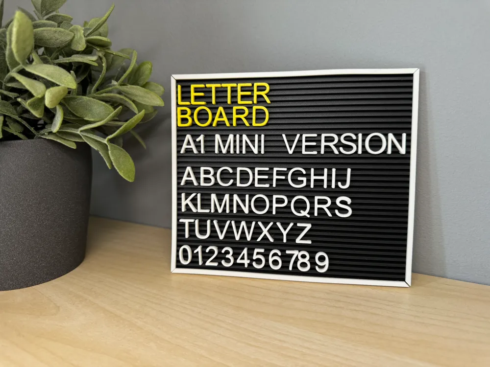 Mini Letterboard (A1 Mini Compatible) by Lukas - MakerWorld