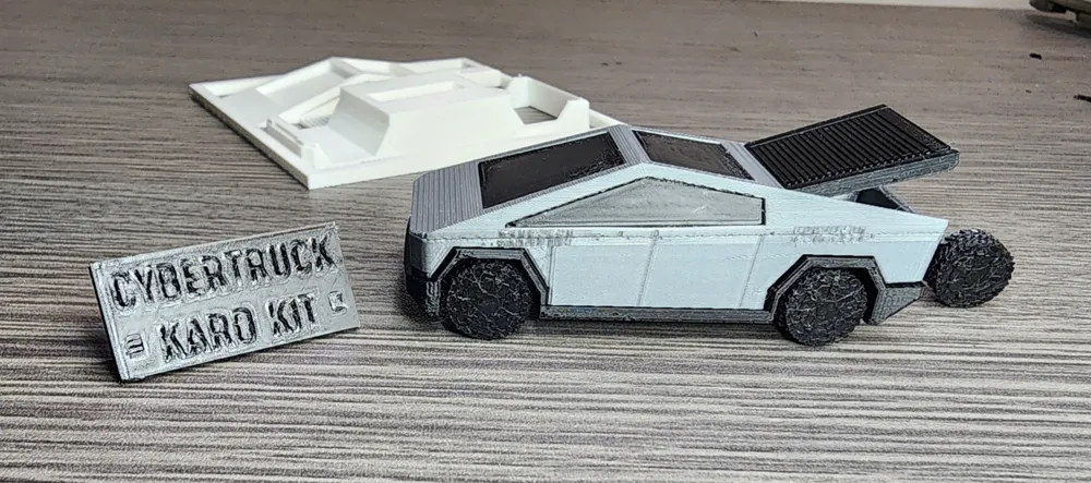 Tesla Cybertruck Kit Card Remixed Remixed by user_688352183 MakerWorld ...