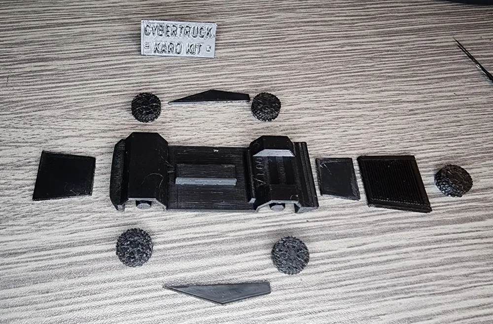 Tesla Cybertruck Kit Card Remixed Remixed by user_688352183 MakerWorld ...