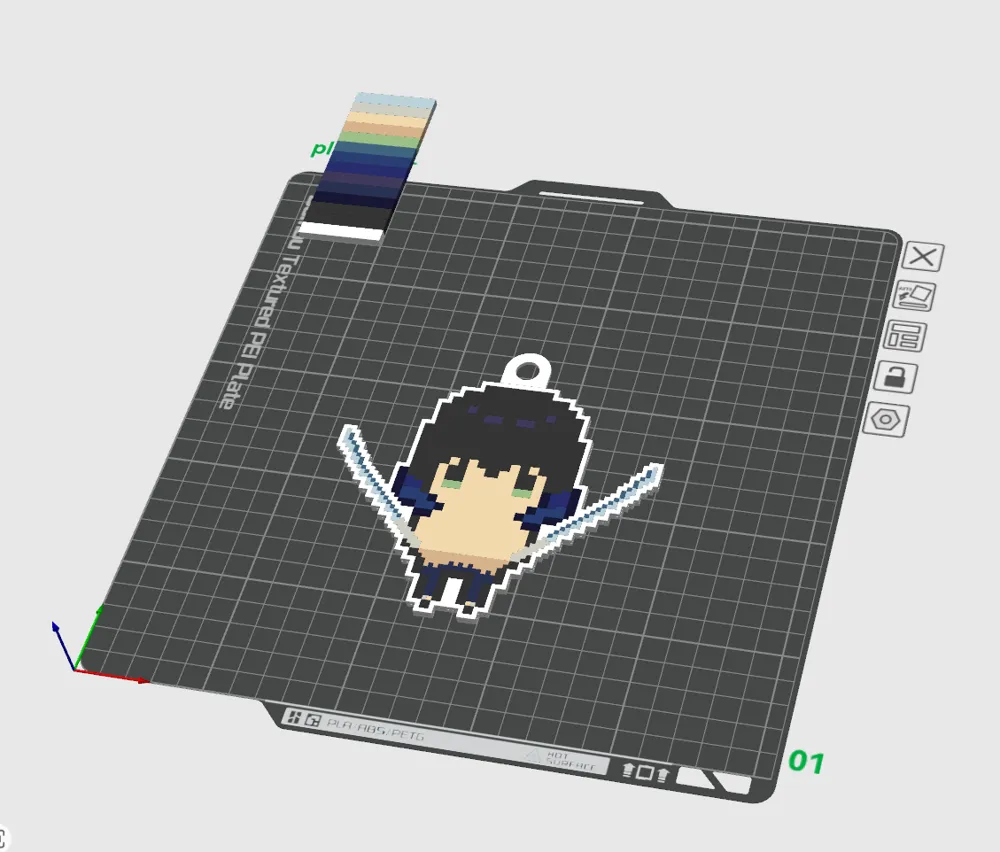 Demon Slayer - Inosuke (no mask) - Pixel Art Logo by Emacigno ...