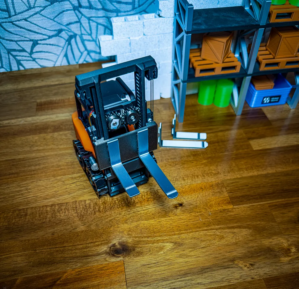 CyberBrick Upgraded Forks for Forklift - Free 3D Print Model - MakerWorld