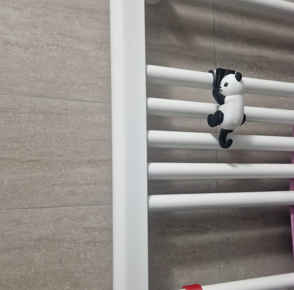 bear tubular decorative radiator towel holder - Free 3D Print Model ...