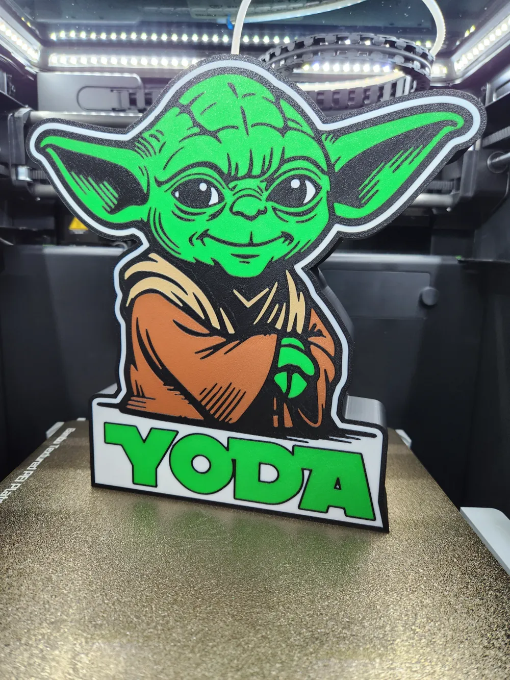 Yoda LED Lightbox **UPDATED VERSION** by MFDesigns3DMakerWorld ...