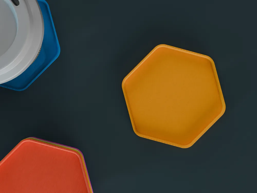 Stackable Hexagon Coaster Set | 3 Sizes 来自 Rasmus Helbo - MakerWorld