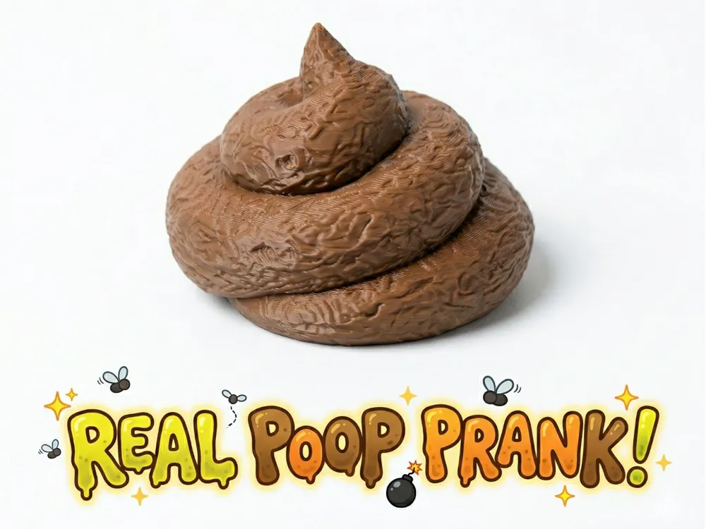 Ultra-Realistic Poop Prank - Free 3D Print Model - MakerWorld