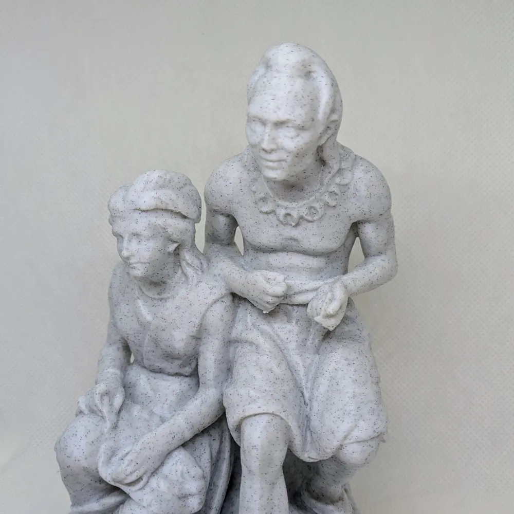 Edmonia Lewis' "Old Arrow Maker" Remixed by Fitzgerald.3d - MakerWorld