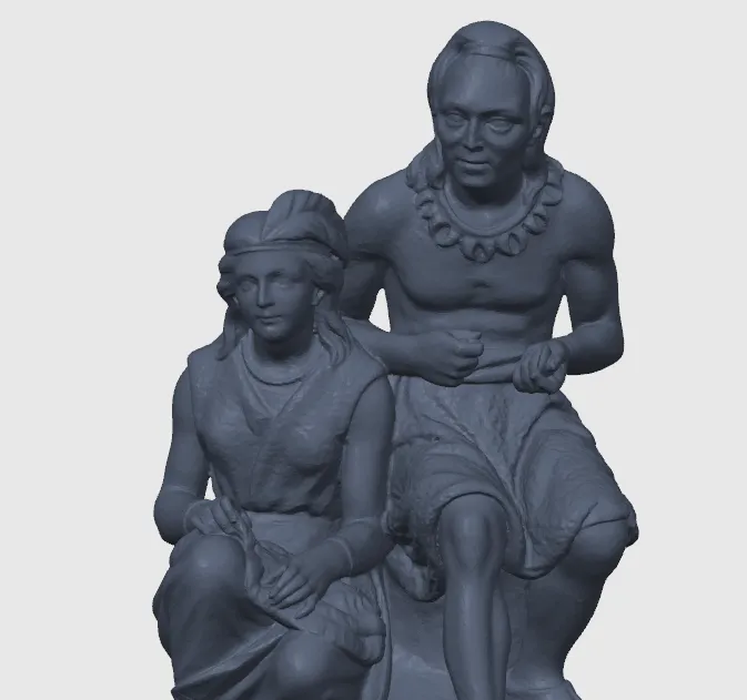 Edmonia Lewis' "Old Arrow Maker" Remixed by Fitzgerald.3d - MakerWorld