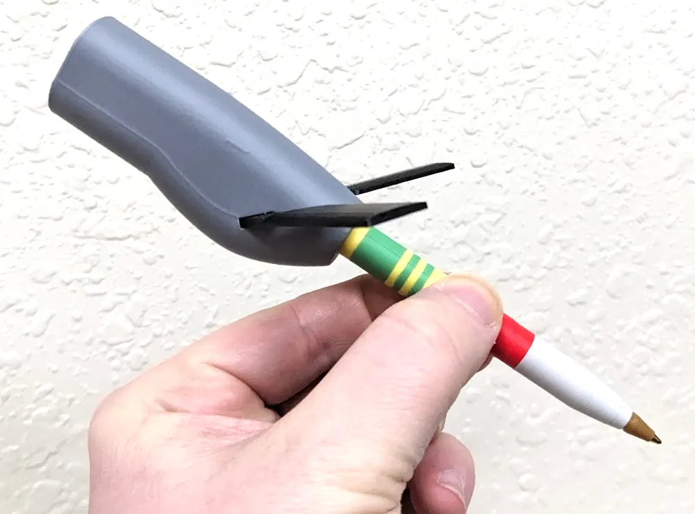 Aerial Refueling Pen | Retractable Probe | Stand - Free 3D Print Model ...