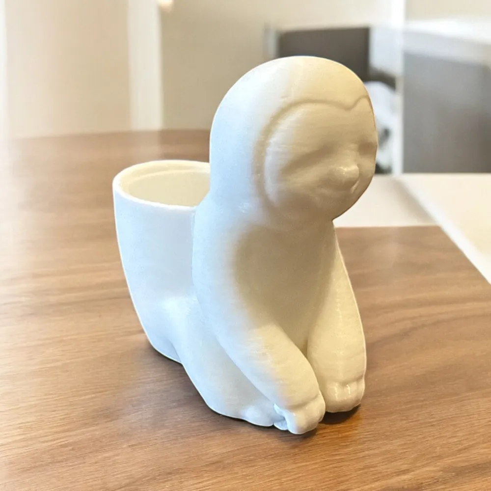 Sloth Planter – Relaxed and Cute Home Decor - Free 3D Print Model ...